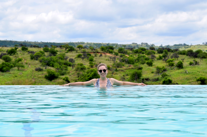 Nambiti Pool Elephant - Pip Christie